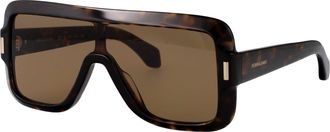Ferragamo SF2061SE Tortoiseshell Acetate Sunglasses - Brown