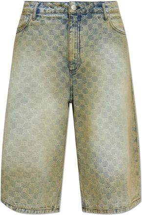 Misbhv Misbhv, Homme, Shorts, Bleu, Taille: W30 Short en jean &agrave; effet vintage