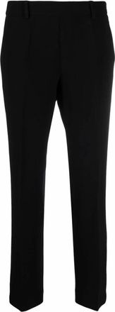 Alberto Biani Femme, Pantalons, Noir, Taille: 40 FR Cropped Tailored Pantalons