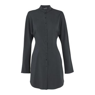 Cortana Figurbetonter langer Hemdkragen - - Blouses & Shirts - Damen - Gr&uuml;n - L