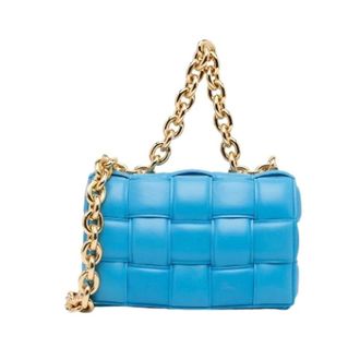 Bottega Veneta Pre-owned Padded Chain Cassette - Femme - Pre-owned - Bleu - Taille: ONE Size