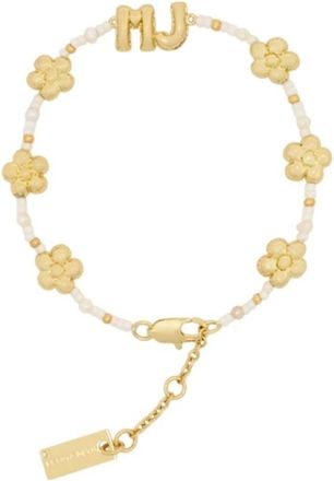 Marc Jacobs Femme, Accessoires, Jaune, Taille: ONE Size The Beaded MJ Balloon Bracelet