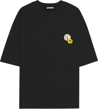 Barrow Barrow, unisex, Tops, Noir, Taille: L Jersey T-Shirt