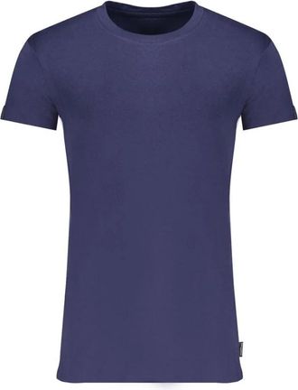 Gaud&igrave; Baumwoll Logo T-Shirt mit Applikation - - Tops - Herren - Blau - M
