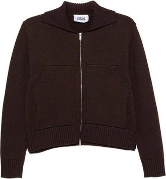 Alpha Studio Cardigan - Marron