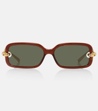 Bottega Veneta Eckige Sonnenbrille Knot