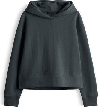 OPUS Hoodie GART SLIT aus weicher Sweatware Kapuze, innen weich angeraut, Schlitze in den Seiten