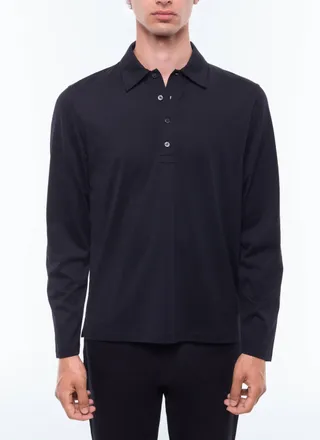 Fursac Polo en jersey de coton merceris&eacute; - Taille S - Homme