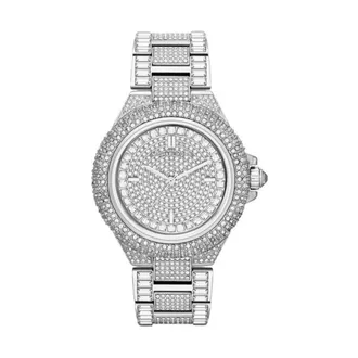 Michael Kors Femme, Accessoires, Gris, Taille: ONE Size Montre Camille