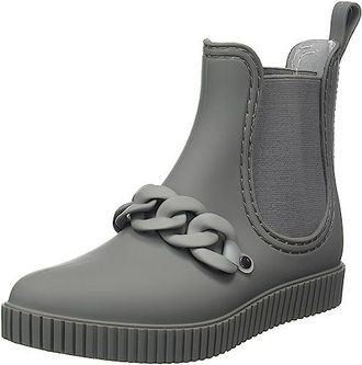 Dockers by Gerli Femme 51ge201 Botte de Pluie, Gris, 39 EU
