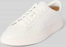 HUGO BOSS Low Top Sneaker aus genarbtem Rindsleder