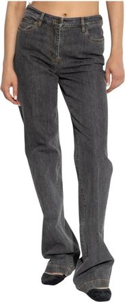 Etro Femme, Jeans, Gris, Taille: W27 Veste crois&eacute;e &agrave; carreaux en m&eacute;lange de laine