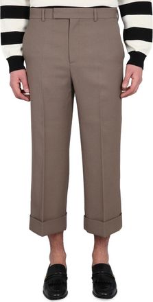 Gucci Textured Wool Gabardine Bermuda Shorts - Multicolor