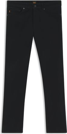 BOSS Herren Delaware BO Delaware Slim-Fit Jeans aus komfortablem Stay-Black Stretch-Denim Schwarz003 44/36