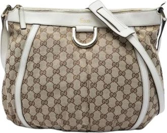Gucci Pre-owned Sac bandouli&egrave;re en toile - Femme - Pre-owned - Beige - Taille: ONE Size