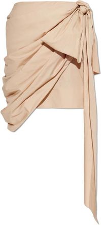 Chlo&eacute; Femme, Jupes, Beige, Taille: 34 FR Jupe Asym&eacute;trique Drap&eacute;e