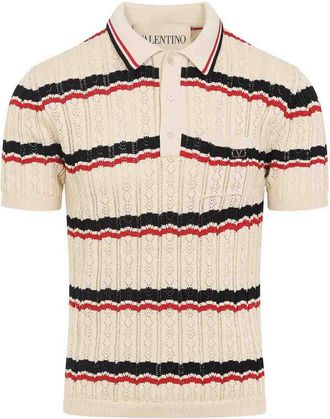 Valentino Poloshirt - Creme