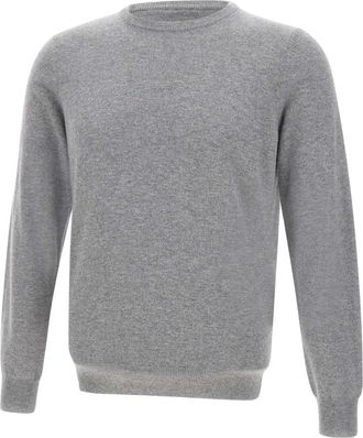 KANGRA Homme, Pulls, Gris, Taille: M Pull ras du cou en cachemire pur