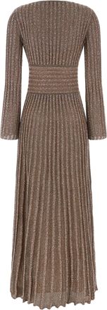 Missoni Pleated Viscose Dress - Bronze