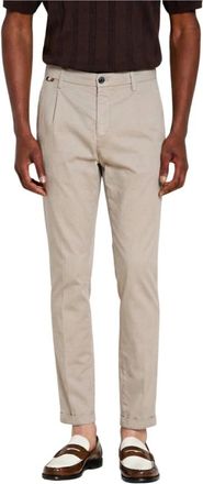 Mason's Homme, Pantalons, Gris, Taille: 2XL Osaka 1 Pinces Chino Pants