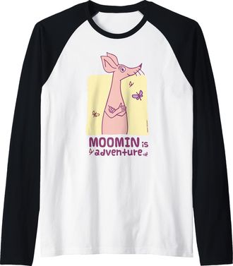 Moomin Mumin Sniff Mumins ist Abenteuer Raglan