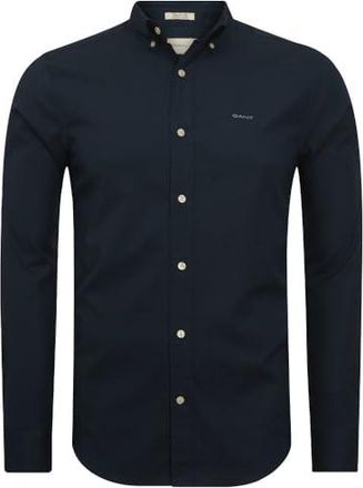 GANT Reg Pinpoint Oxford T-Shirt Chemise, Marine, 4XL Homme