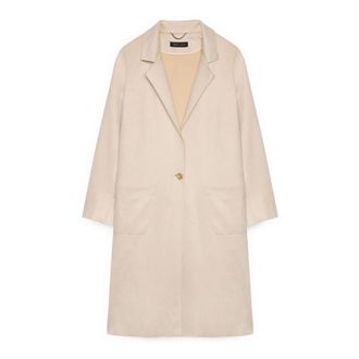 Fiorella Rubino Leichter Mantel mit Soft-Touch-Finish - - Coats - Damen - Beige - L