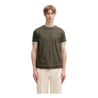 Andersson Bell T-Shirt mit aufrollbaren &Auml;rmelb&uuml;ndchen - - Tops - Herren - Gr&uuml;n - M