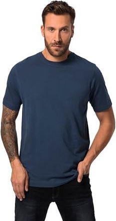 JP1880 Hommes Grandes Tailles L-8XL T-Shirt Basic en Coton peign&eacute;, col Rond - Jusquau 8 XL mer Profonde Bleu XXL 702558738-XXL