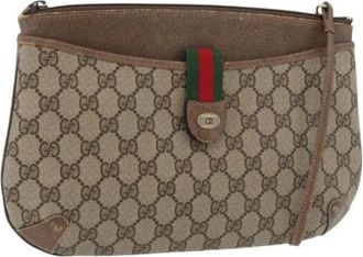 Gucci Sac bandouli&egrave;re vintage doccasion - Femme - Pre-owned - Brun - Taille: ONE Size