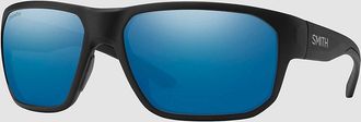Smith Arvo Matte Black Sonnenbrille cp polarized blue mirror