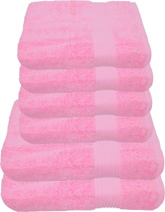 Julie Julsen Handtuch Set 2X Duschtuch 4X Handtuch Babyrosa/in 23 Farben erhältlich weich und saugstark