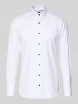Olymp Level 5 Slim Fit Businesshemd aus Baumwoll-Mix