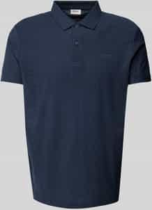 Joop Poloshirt mit Label-Print Modell Alonso