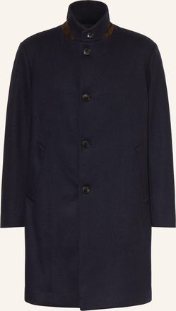 Manzoni24 Manzoni 24 Mantel Mit Cashmere blau