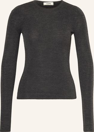 COS Cos Pullover Aus Merinowolle grau