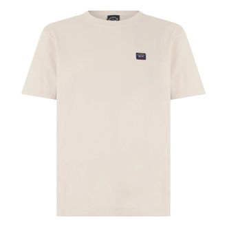 Paul & Shark T-Shirt mit Logo - - Tops - Herren - Beige - XL