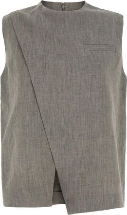 Loulou Studio Femme, Tops, Gris, Taille: 40 FR Della Top