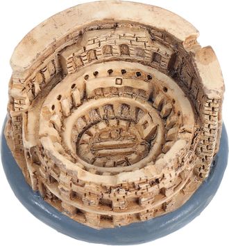 Garneck Römisches Kolosseum-Modell, Aquarium, Römische Architektur, Skulptur, Miniatur-kolosseum-gebäudemodell, Kunstharz, Antike Architekturfigur