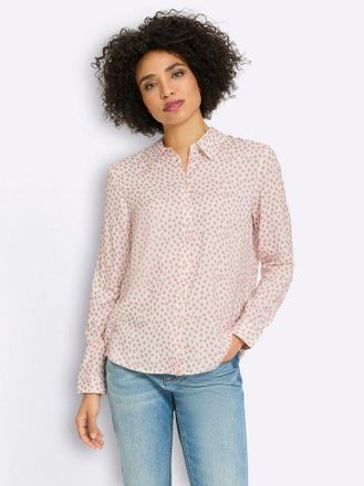 Heine Klassische Bluse Druckbluse Langarm