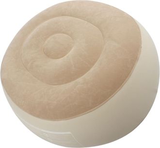 Cabilock Aufblasbarer Flock fußhocker Tragbar Leicht für Reisen Camping Outdoor Komfortable Fußstütze für Entspanntes Sitzen und Beinruhe