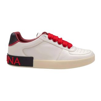 Dolce & Gabbana Homme, Chaussures, Blanc, Taille: 42 1/2 EU Portofino Baskets