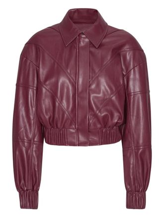 Rotate veste bomber à empiècements angulaires - Rouge