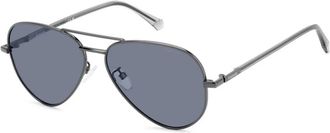 Polaroid Homme, Accessoires, Gris, Taille: 59 MM PLD 4186/G/S/X Kj1(C3) Lunettes de soleil