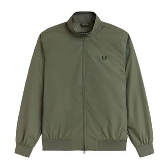 Fred Perry Brentham Jacket - - Jackets - Herren - Gr&uuml;n - XL
