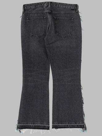Alanui Pearl Fringe Jeans - Gray
