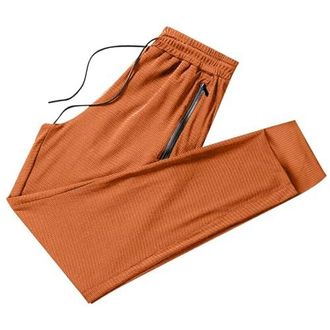 Generic Pantalon de jogging pour homme - Gris - Respirant - S&eacute;chage rapide - Longueur 9/10 - Pantalon de loisirs baggy - Pantalon de yoga ample - Pantalon de 