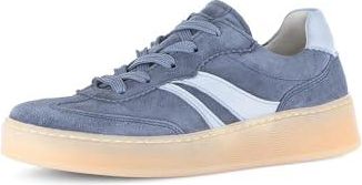Gabor Baskets basses pour femme, largeur suppl&eacute;mentaire mod&eacute;r&eacute;e (G), Jeans Sky 36, 40.5 EU