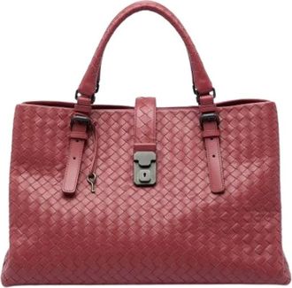 Bottega Veneta Sac fourre-tout Roma Pre-owned - Femme - Pre-owned - Rouge - Taille: ONE Size