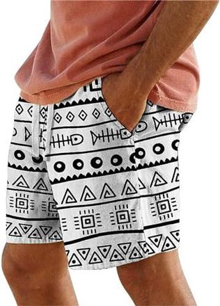 Generic MJGkhiy Short de bain pour homme &agrave; s&eacute;chage rapide respirant Chaussettes de plage avec doublure en maille imprim&eacute; maillots de bain short de gym de nata